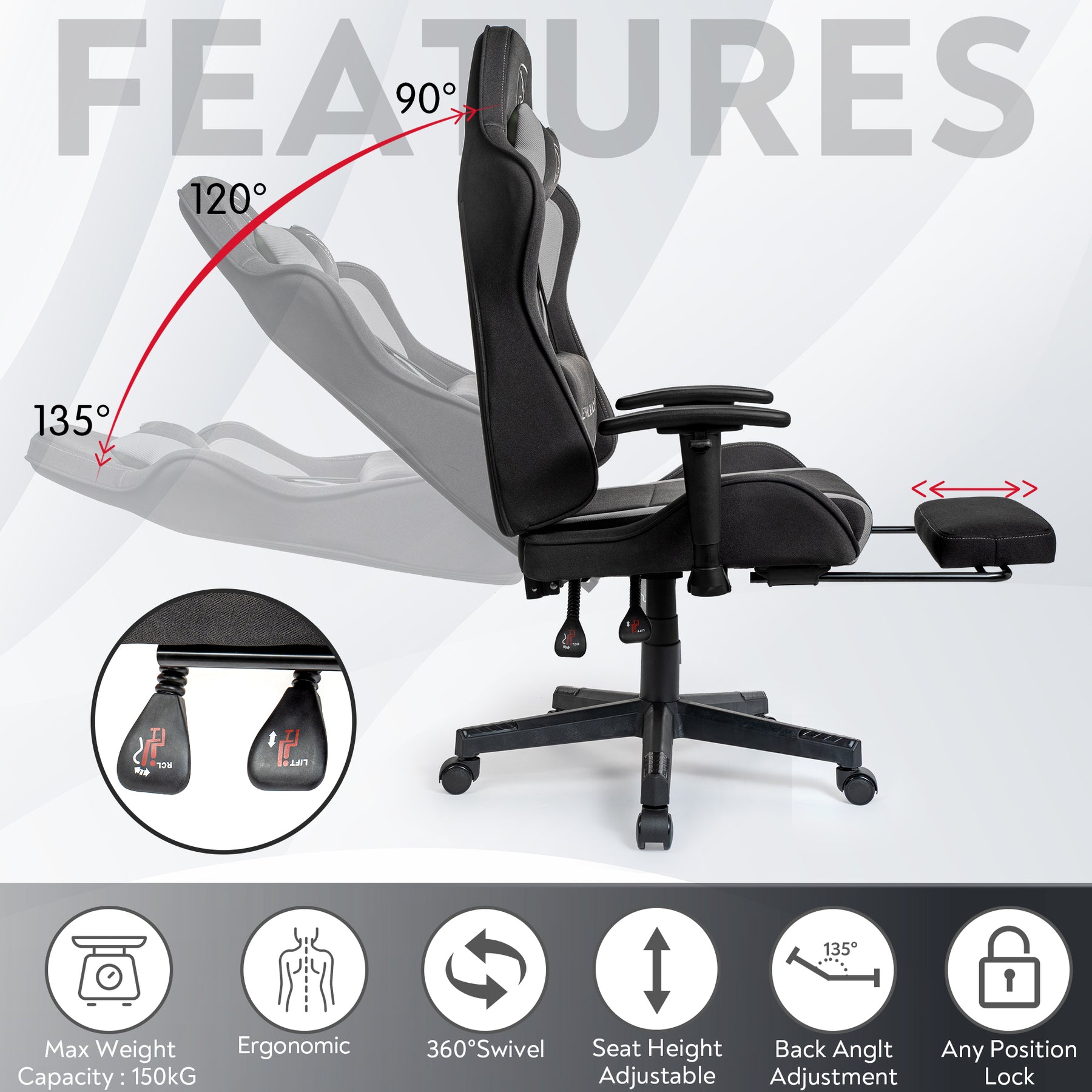 Best Chair Brand in India – Lethal Black