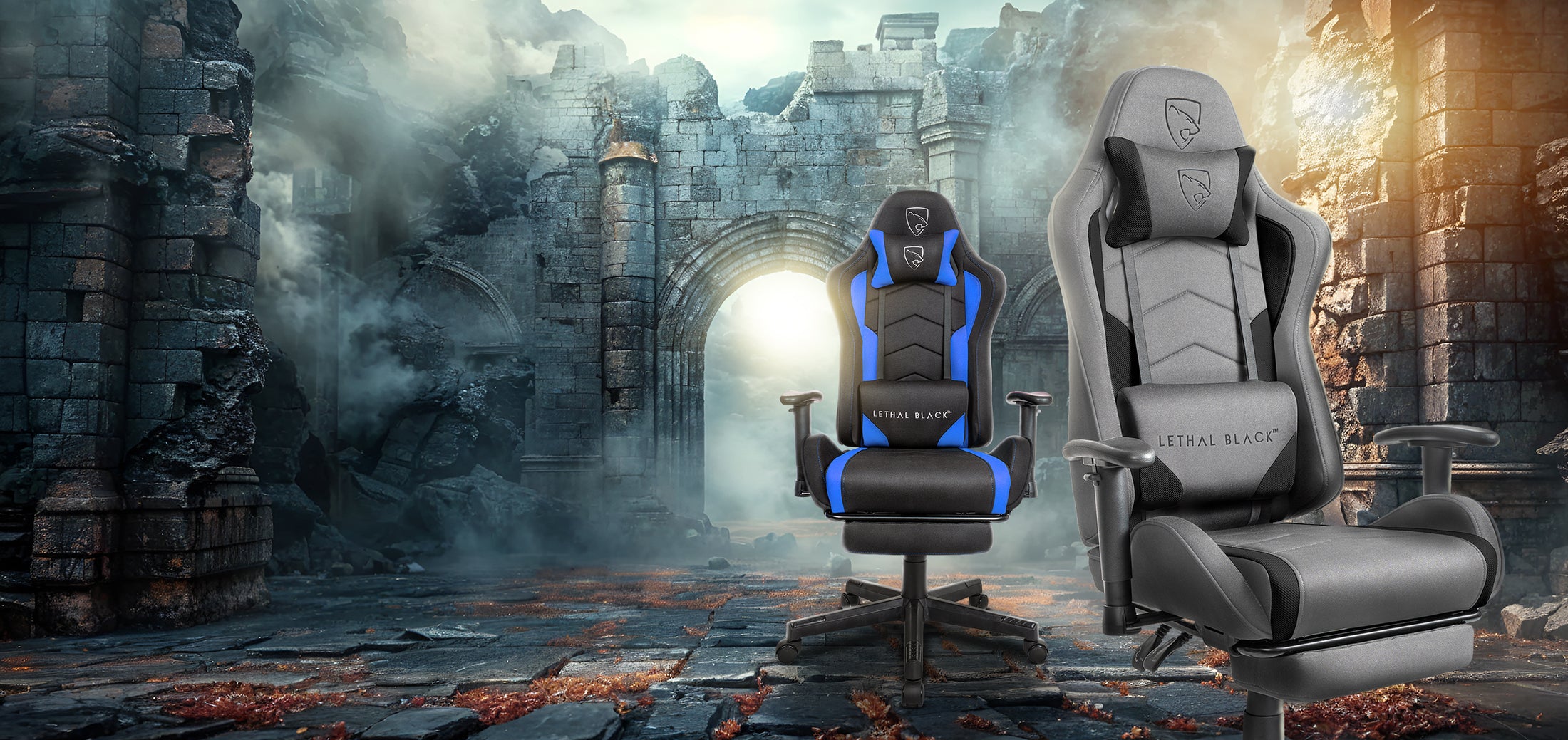 Ergonomic Gaming Chair for Maximum Comfort – Lethal Black